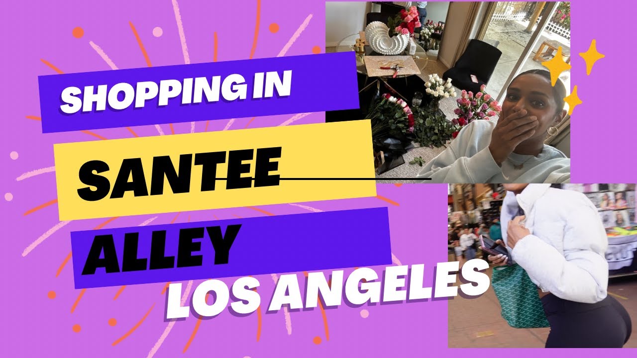 Santee alley Los Angeles Shopping vlog - YouTube