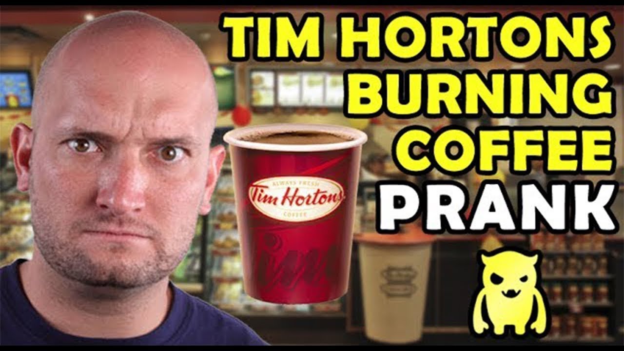 Tim Hortons Burning Coffee Prank - Ownage Pranks - YouTube