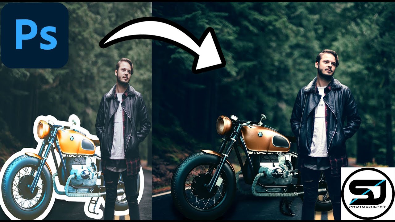 photoshop composite tutorial beginner, photoshop tutorial - YouTube