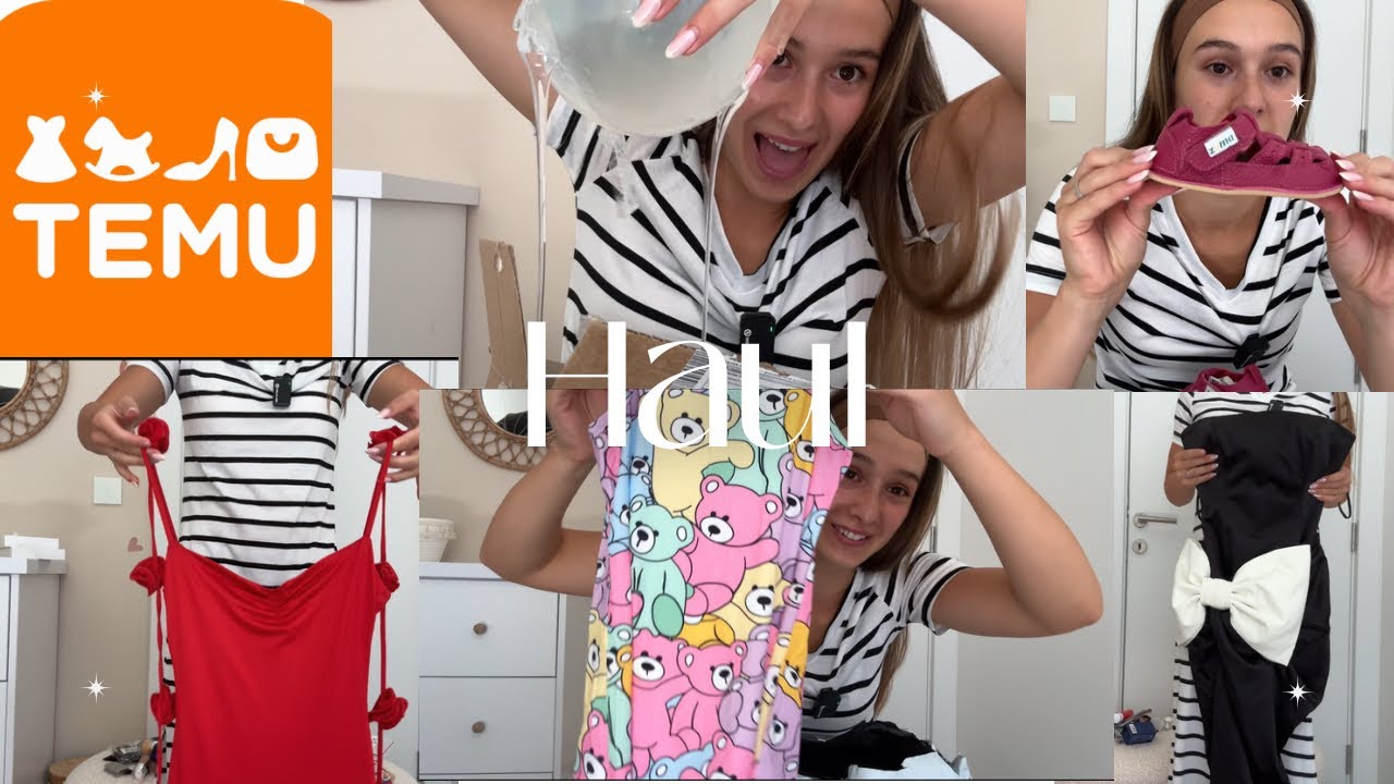 HAUL | Temu, PR paketi - YouTube