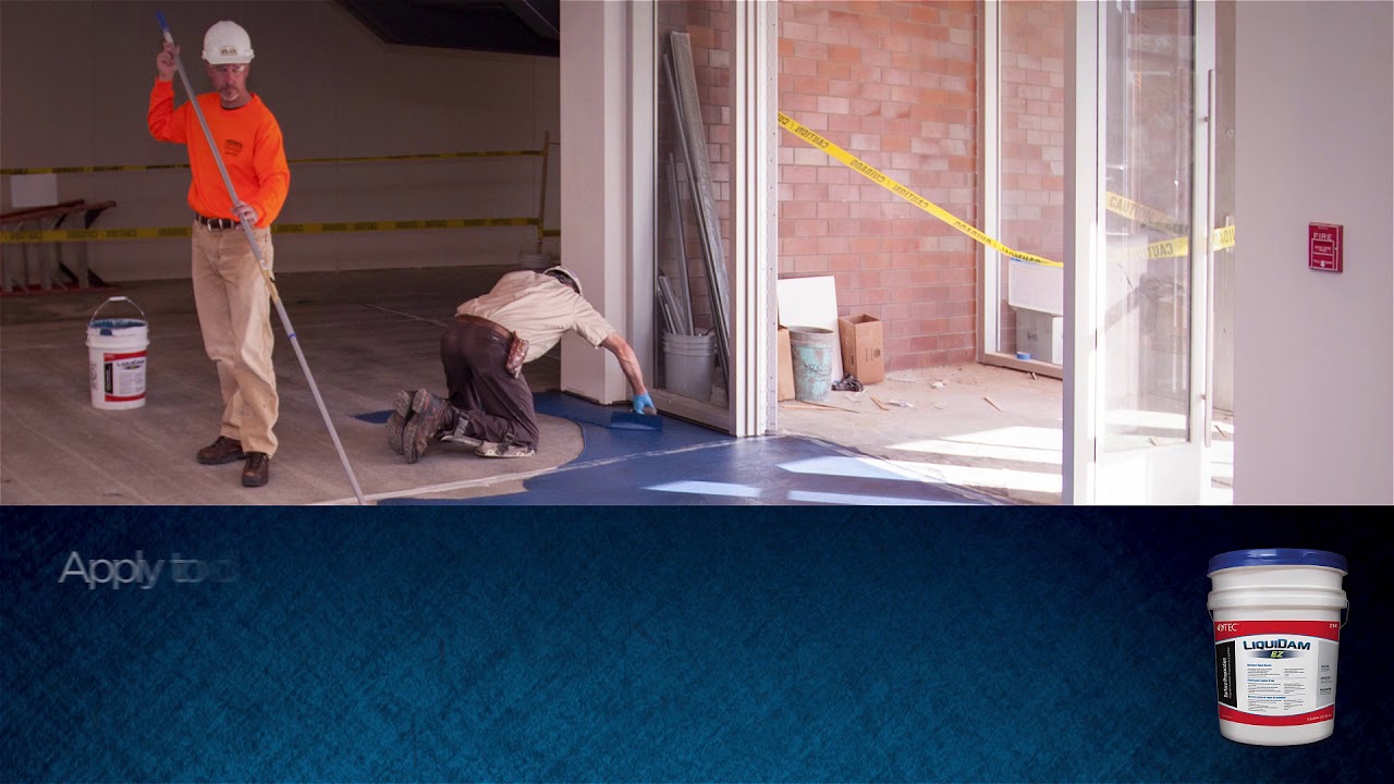 TEC® LiquiDam EZ™ Moisture Vapor Barrier Product Overview Video - YouTube