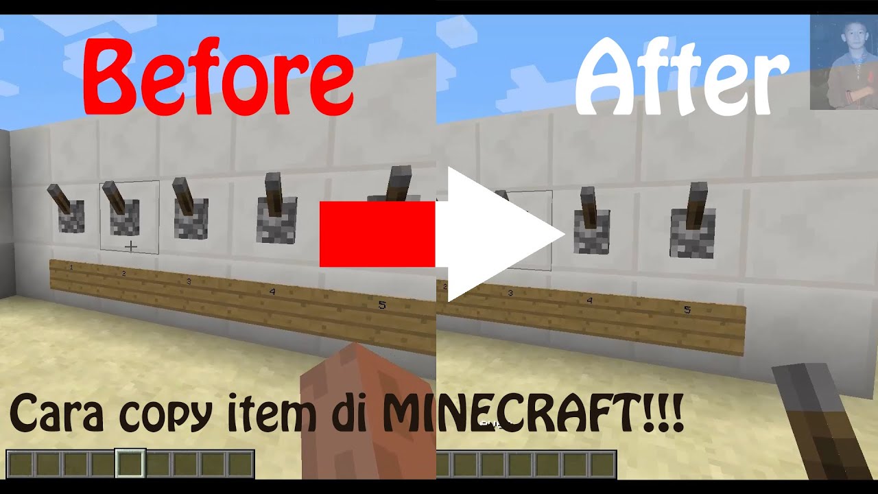 Cara copy item di minecraft pc - CREATIVE (Imlek Edition) - YouTube