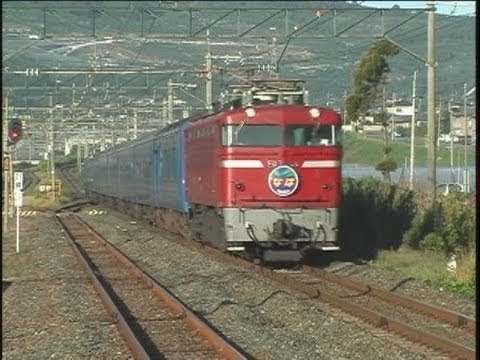 ED76 69牽引寝台特急「なは」単独編成最終日 ＠植木 - YouTube