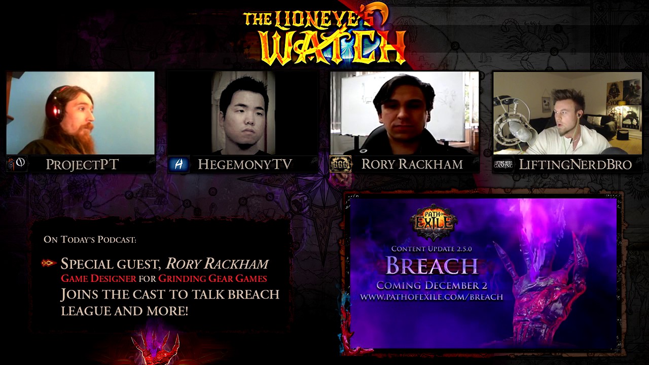 Path of Exile The Lioneye's Watch Podcast #13 - Breach League Design ...