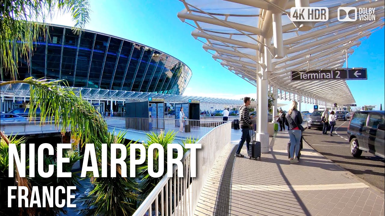 Visit The Nice Côte d'Azur Airport Along The Mediterranean - 🇫🇷 France ...