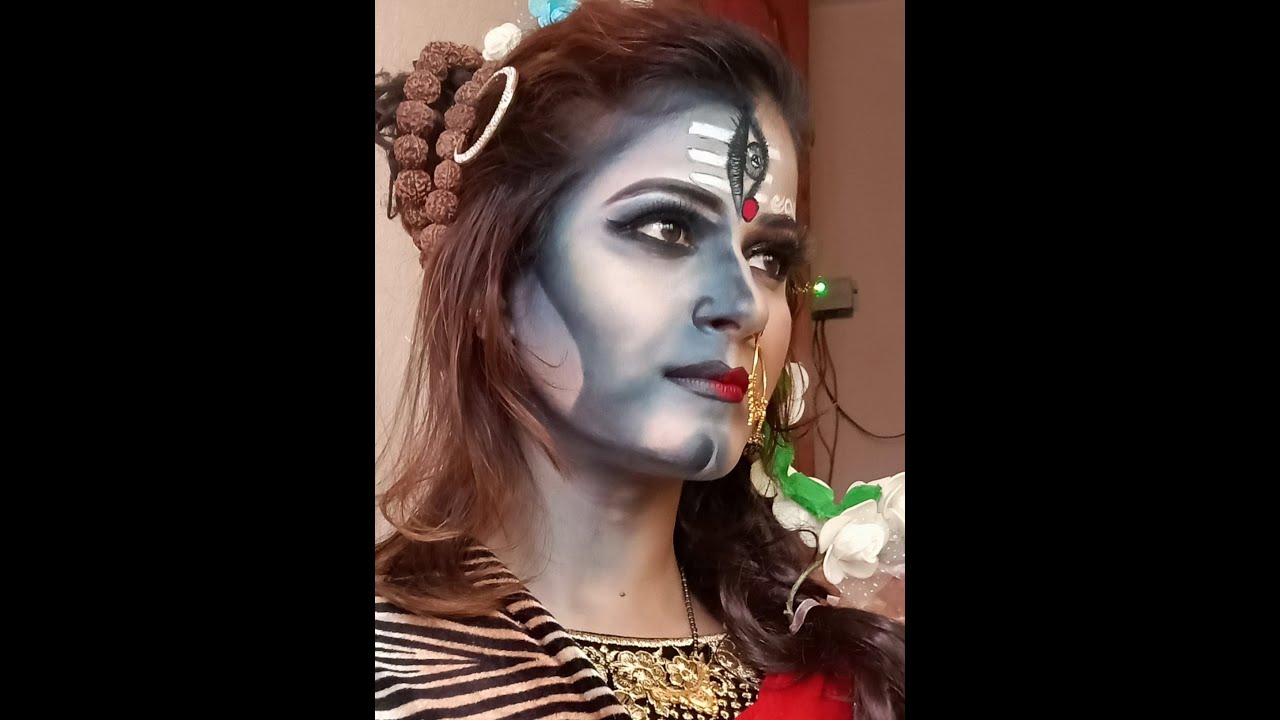 Shiva Makeup art/ Shiva Makeup Tutorial - YouTube