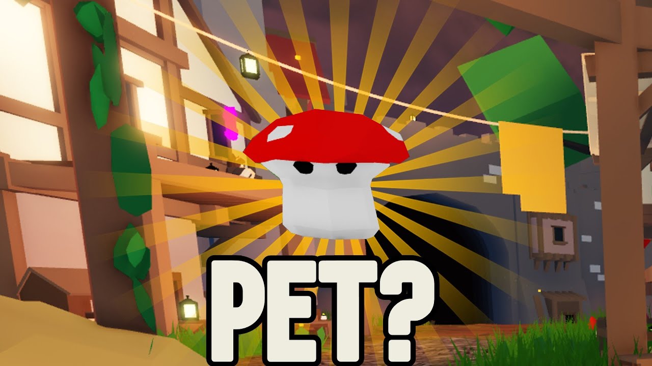 Golden Mushroom Pet? | Roblox Vesteria - YouTube