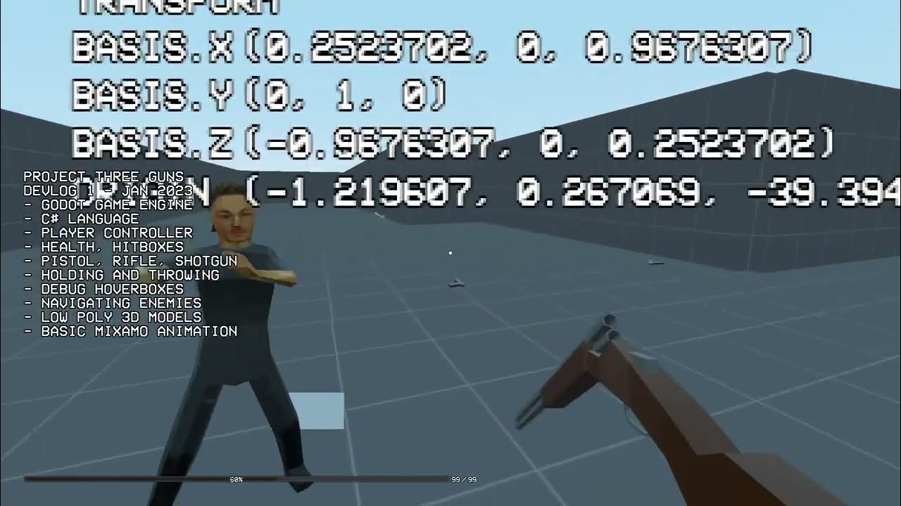 Three Guns Devlog 1 - Godot C# - YouTube