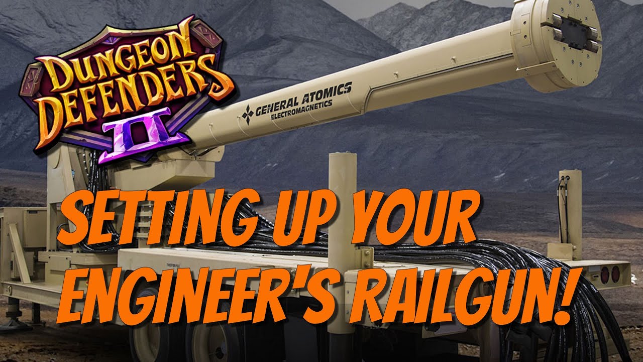 DD2 - Defense Spotlight! The Engineer's Railgun! - YouTube