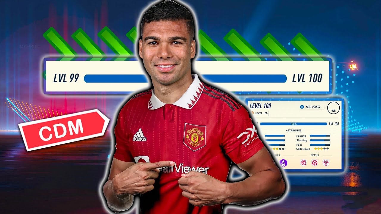 USING THE ACTUAL CDM BUILD FIFA 23 PRO CLUBS MAXED LVL 100 - YouTube
