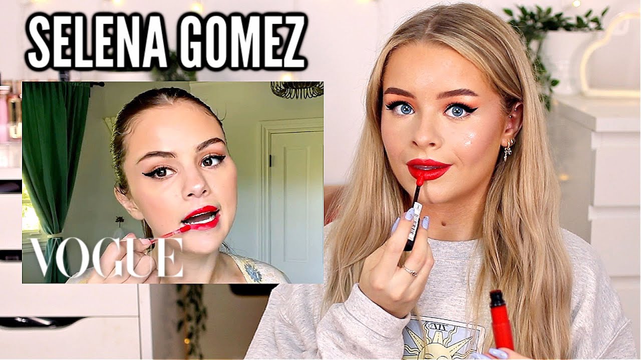 I Followed Selena Gomezs Makeup Routine On Vogue Youtube