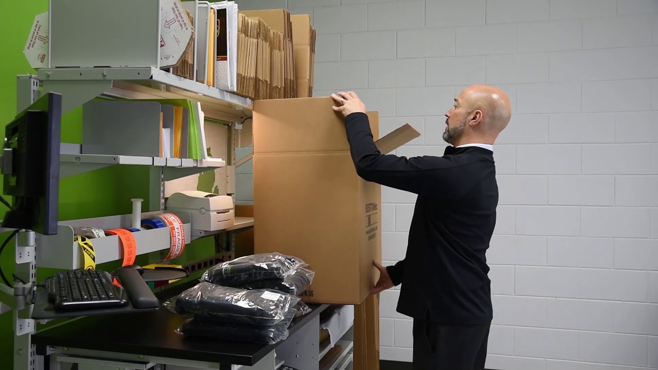 BOSTONtec® Ergo Chat | Under Worksurface Shelving Explained - YouTube