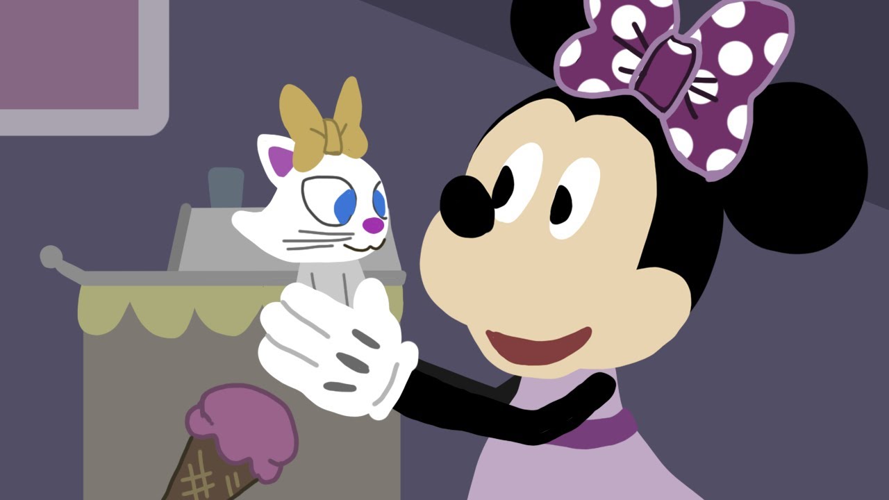 Minnie's Pet Cat Drawing - Disney Doodle - YouTube