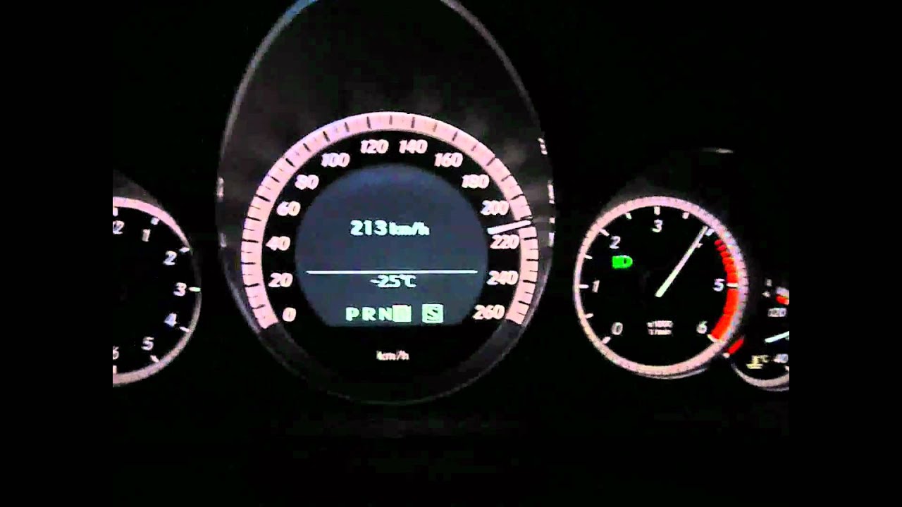 2010 Mercedes Benz E220 CDI Top Speed - YouTube
