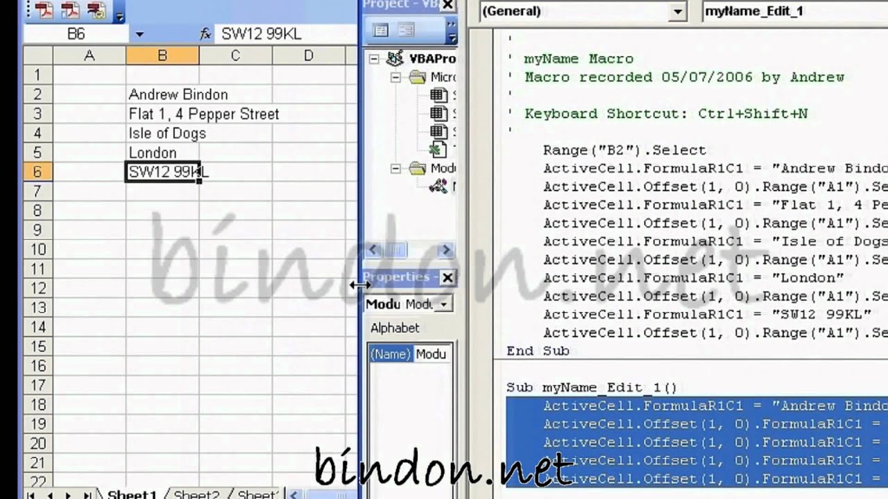 Excel Vba From Recording To Writing 1 Youtube