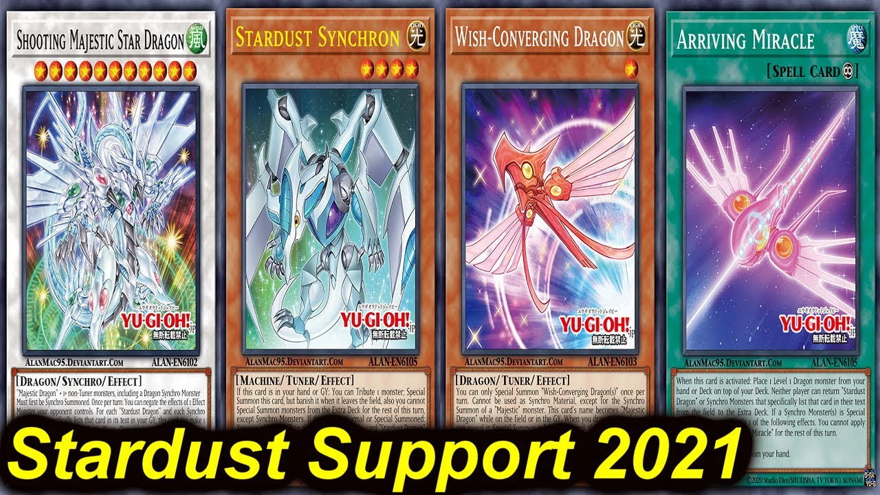 【YGOPRO】STARDUST NEW SUPPORT DECK 2021 *MULTI NEGATIONS* - YouTube