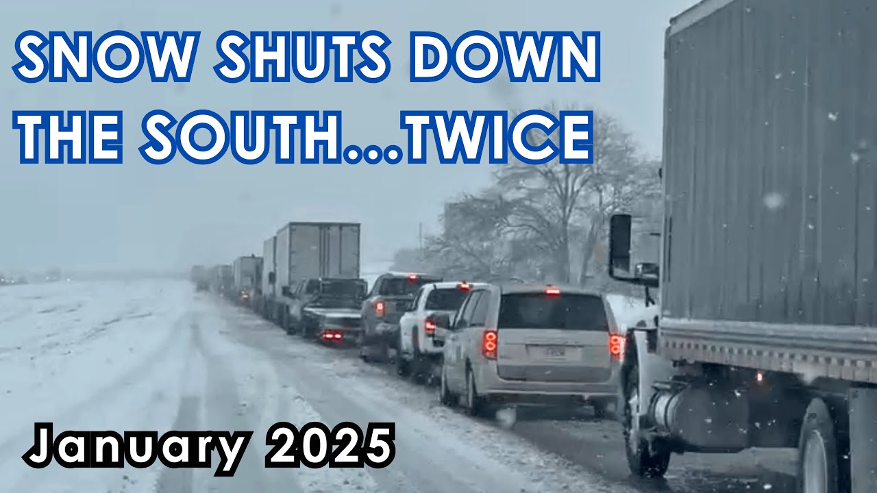 Multiple Winter Storms SHUT DOWN the Southern US in January 2025 - YouTube
