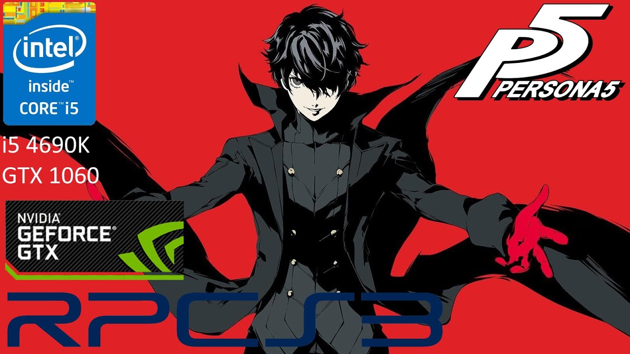 Persona 5 | RPCS3 | i5 4690K | 60 FPS and 4K | Mementos - YouTube