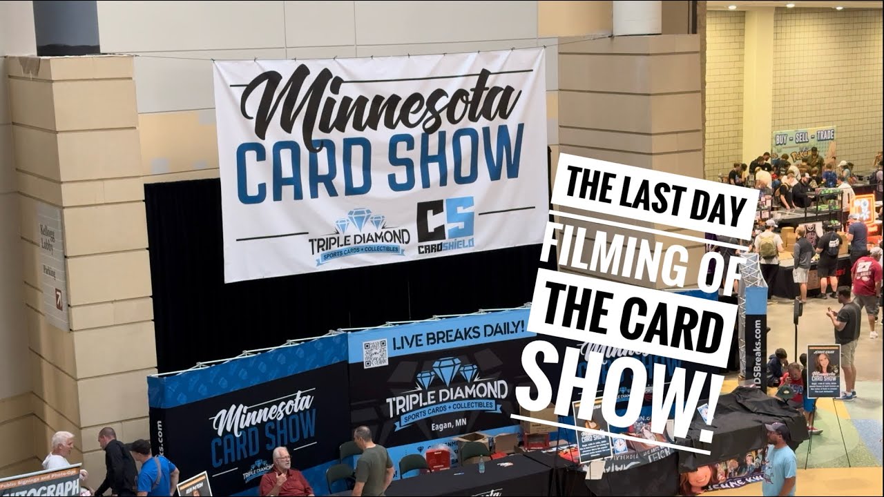 Day 3 at the Minnesota Card Show - YouTube