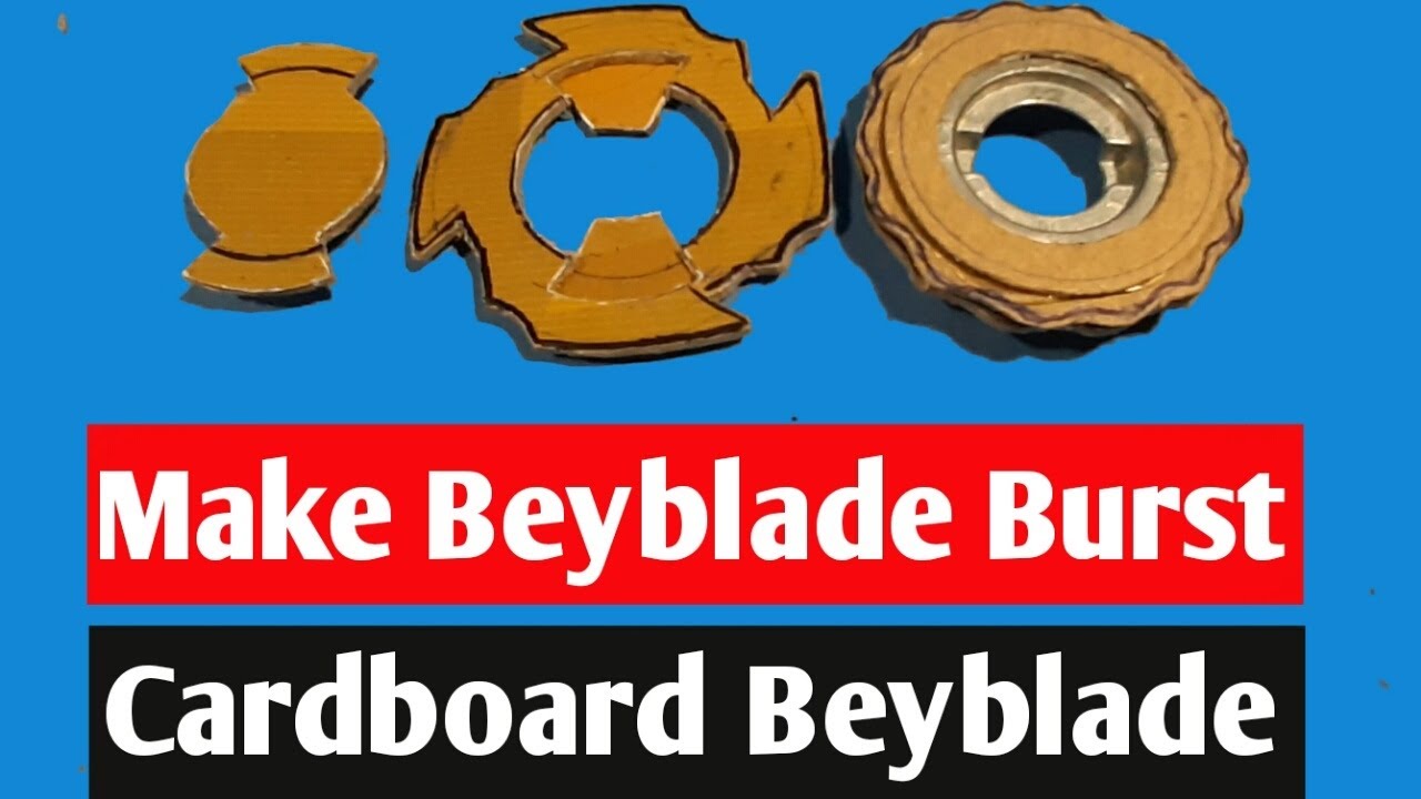 How to make Burst system Beyblade | Make Beyblade Burst Top At home ...