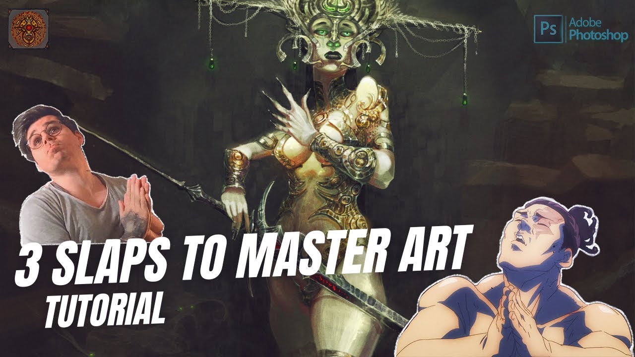 How to create Master Art in a style of Aoi Todo | Tutorial - YouTube