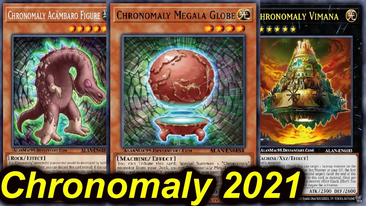 【YGOPRO】CHRONOMALY NEW SUPPORT DECK 2021 - YouTube