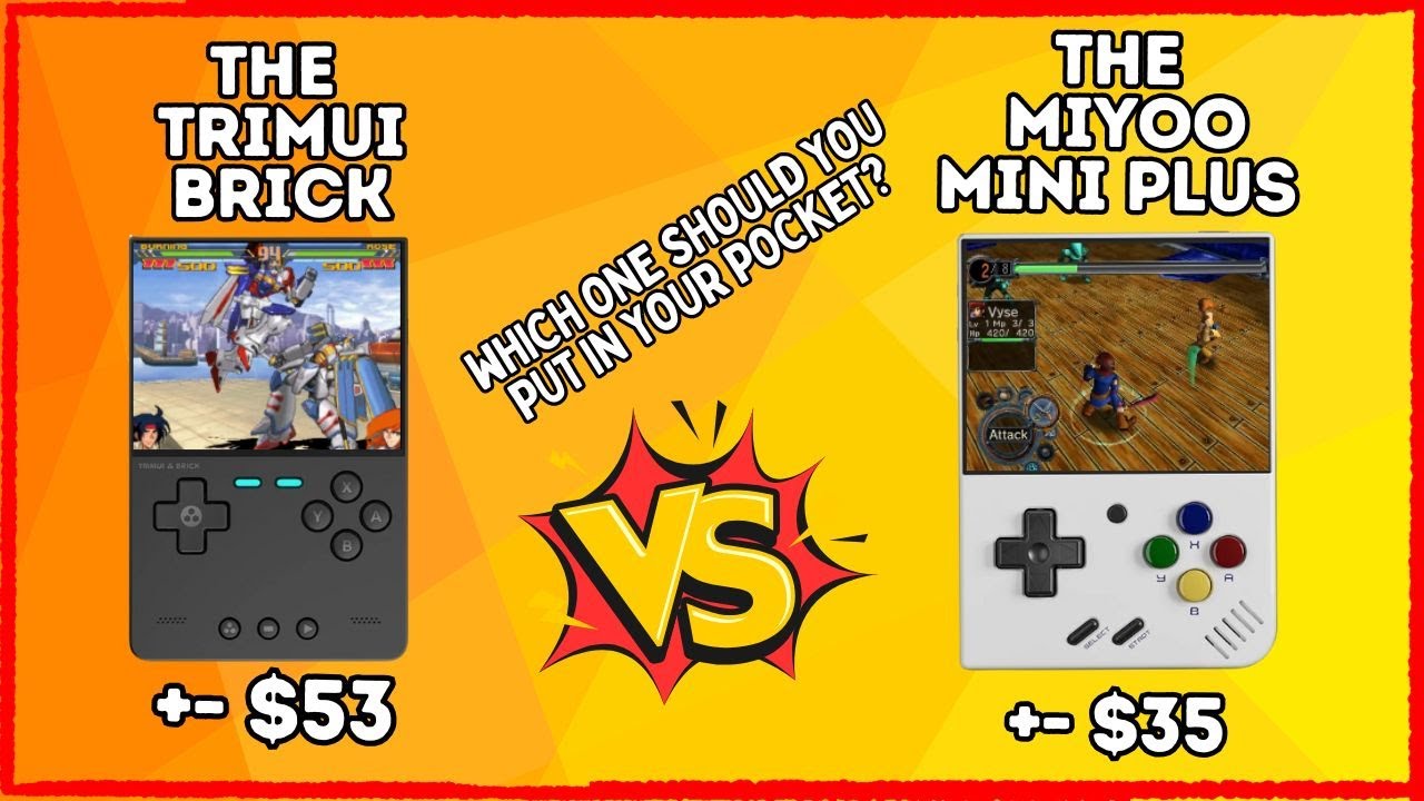 Trimui Brick Vs Miyoo Mini plus: Which one should you put in your ...