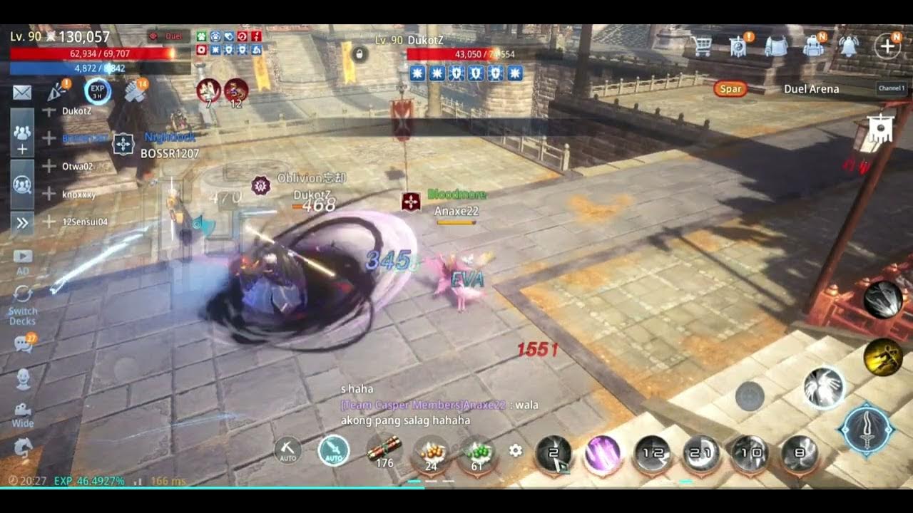 Mir4 Taoist Full Reduction Lvl90 Vs Lancer Youtube