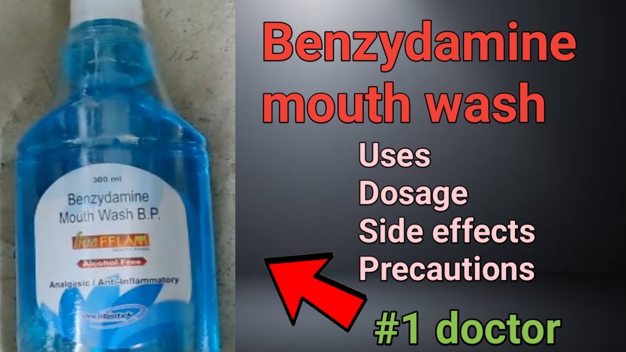 benzydamine mouth wash bp - Livefflame(oncobioteck) - YouTube