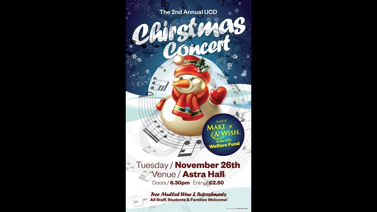 The Second Annual UCD Christmas Concert (Promo) - YouTube