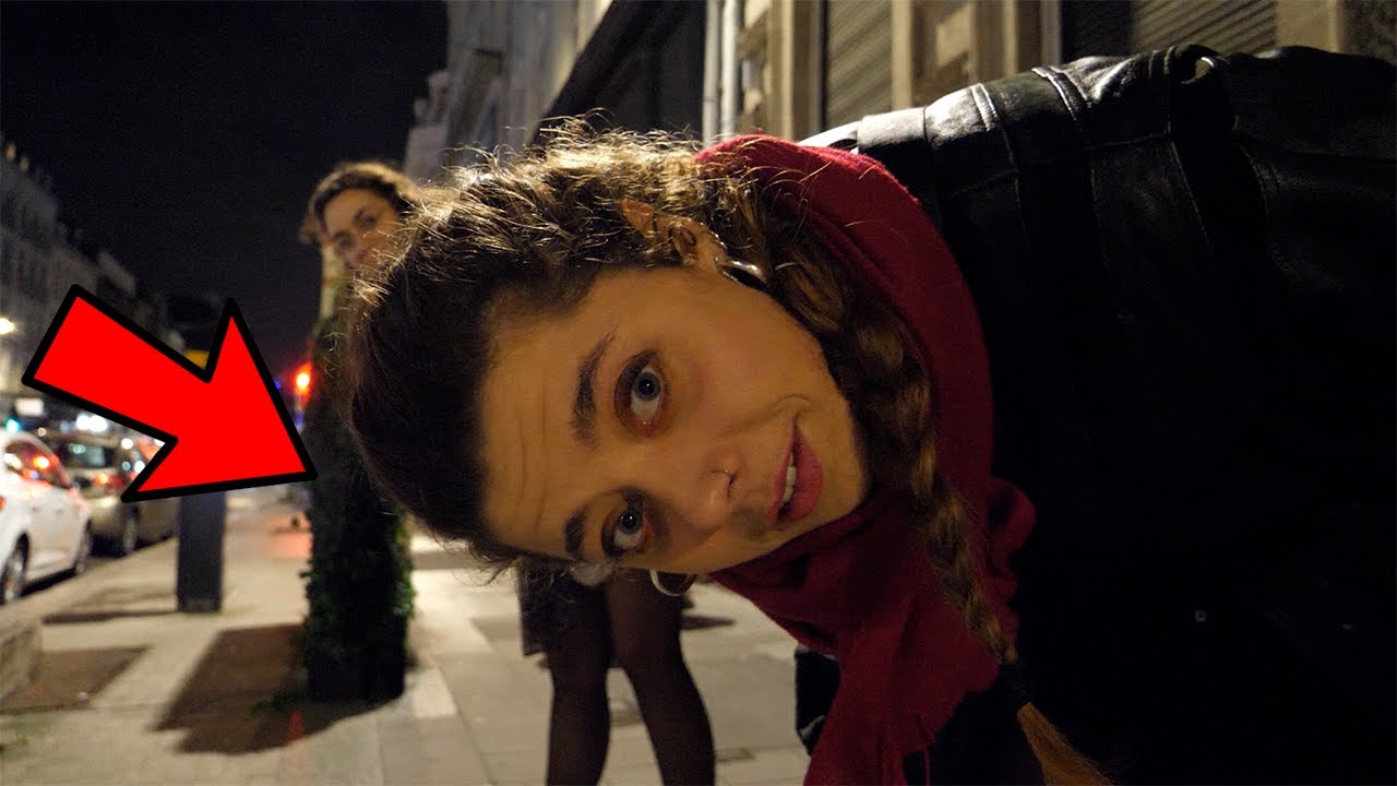 She got very Scared! Insane Screams! Bushman prank - YouTube