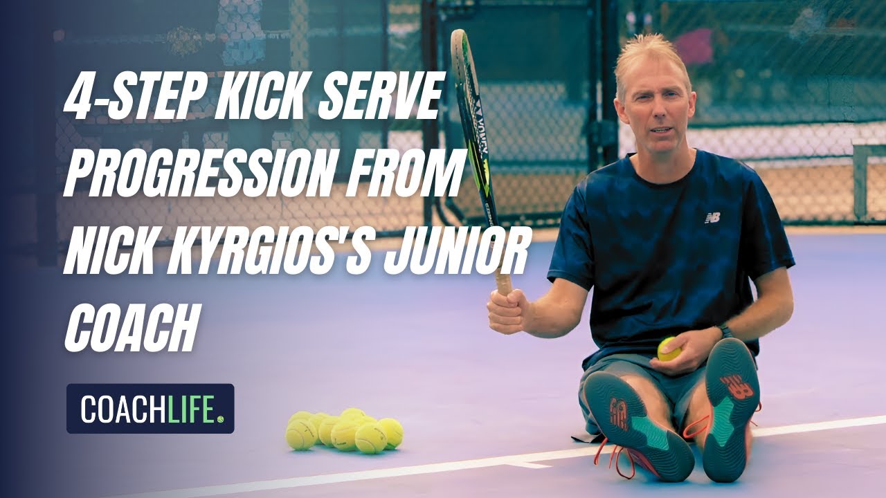 4-Step Kick Serve Progression from Nick Kyrgios's Junior Coach - YouTube