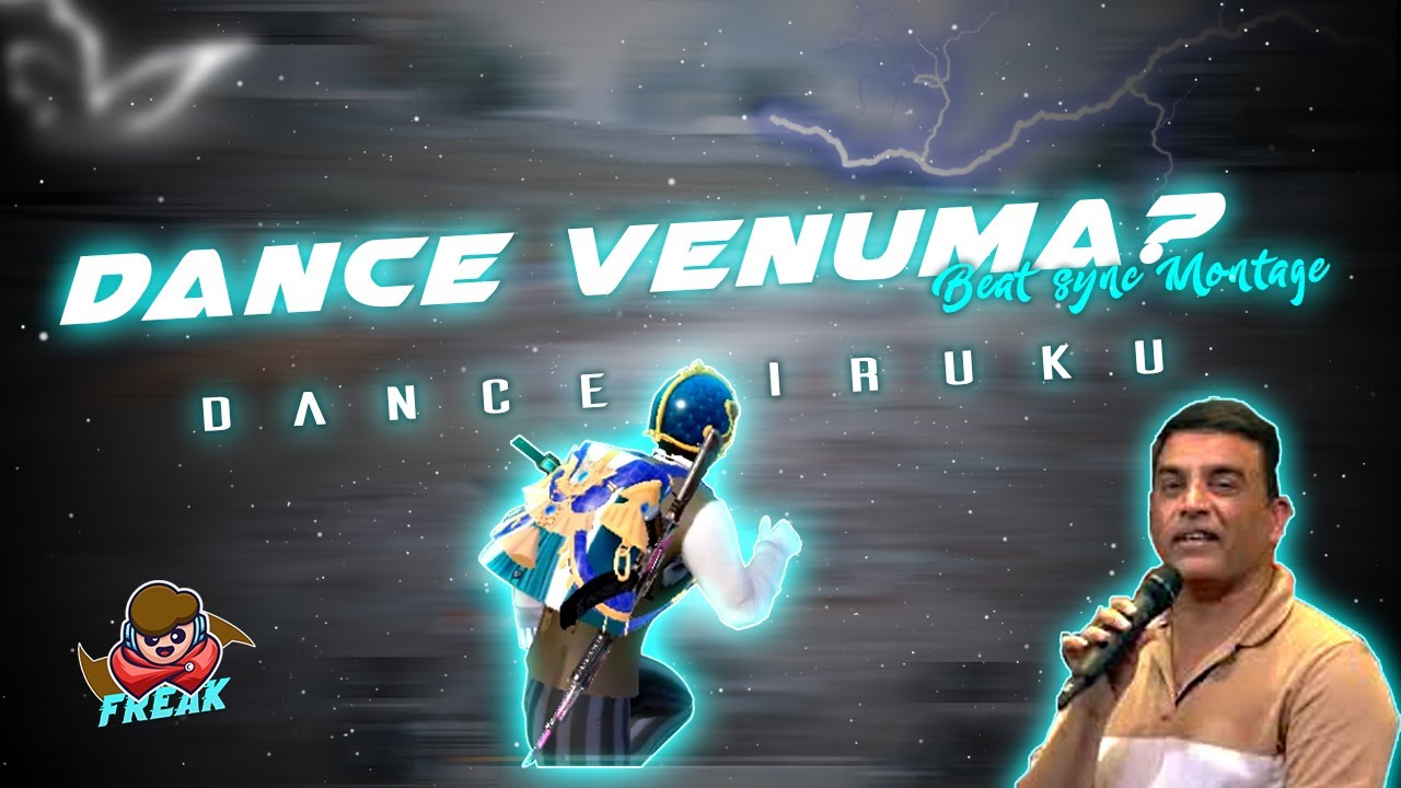 Dance Venuma 🕺Dance Iruku🕺 | 4K 60fps Mashup🤩 | PUBG efx Edit⚡ | Beat ...