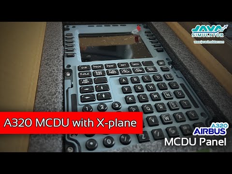 Test A320 MCDU with X-plane (Flight Factor add-on) - YouTube