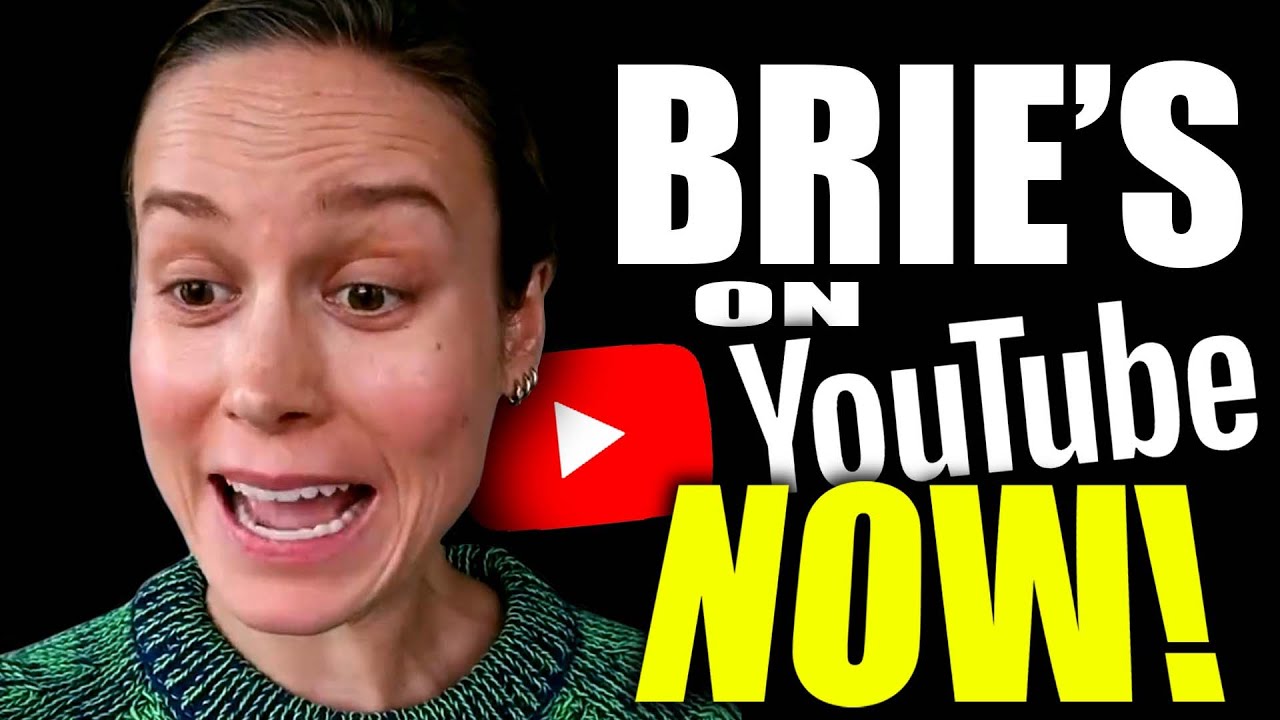 BRIE LARSON CREATES YOUTUBE CHANNEL TO FURTHER HER AGENDA AND CONTINUE ...
