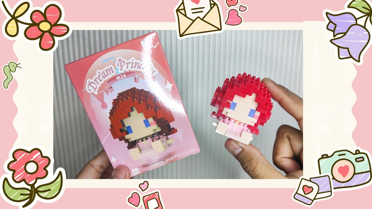 LET'S BUILD NANO BRICKS CHARACTER : PRINCESS ARIEL - YouTube