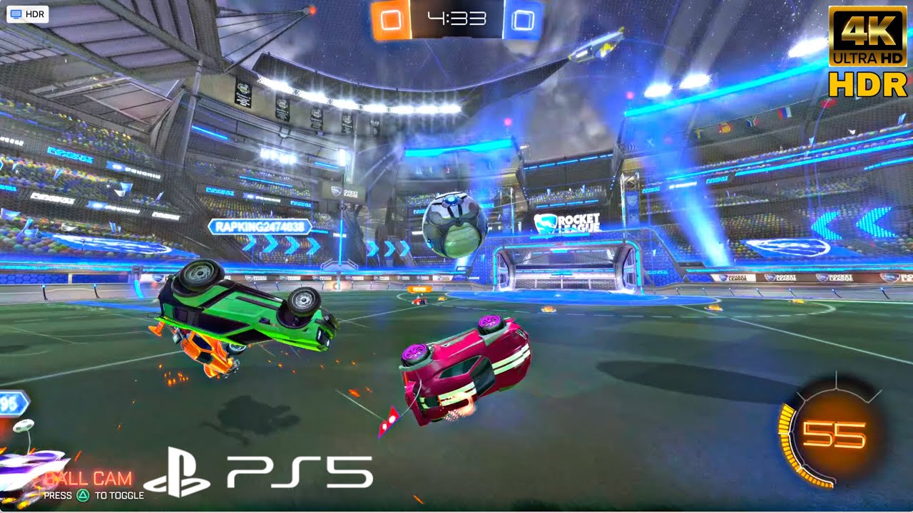 4K Ultra Realistic Graphic | Rocket League Gameplay | 120 FPS HDR - YouTube