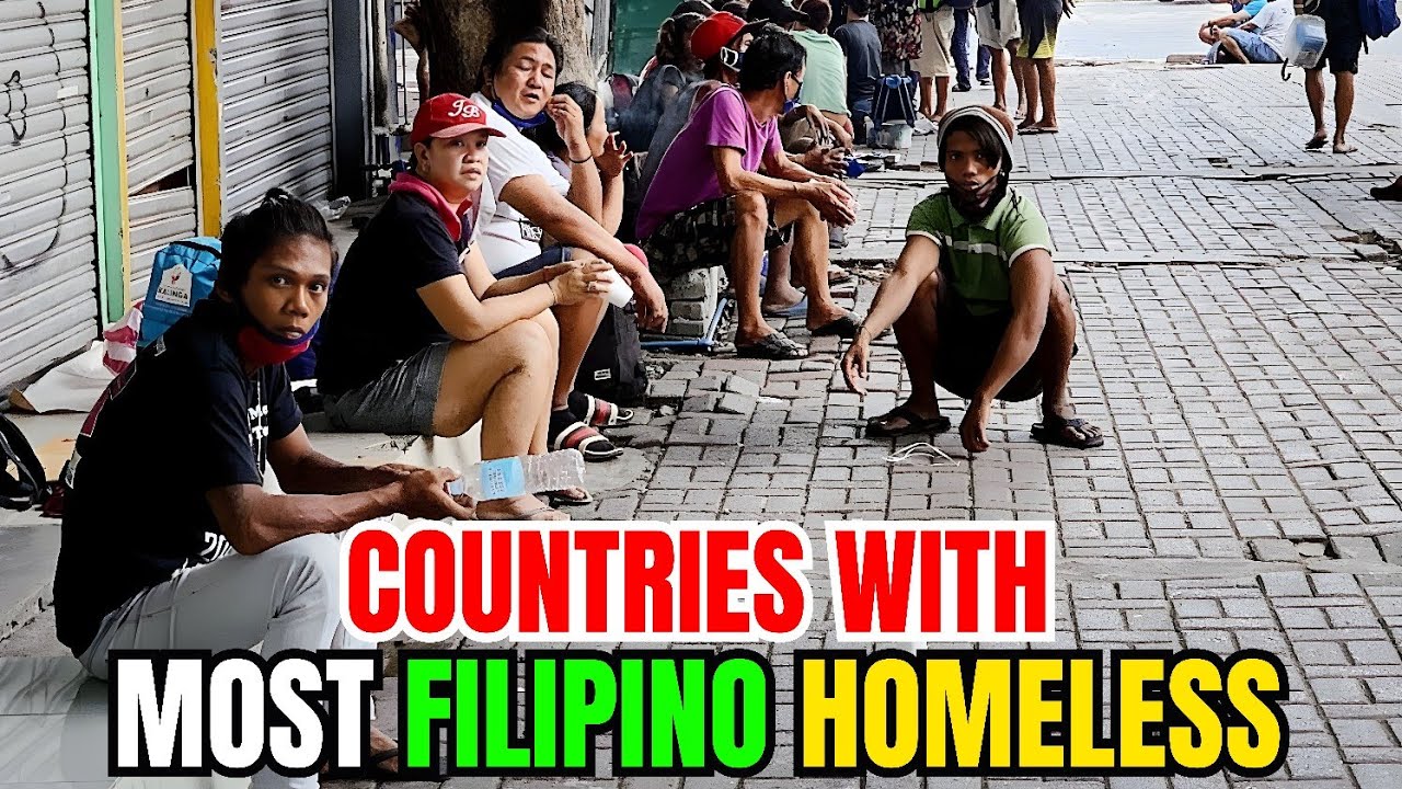 12 Countries with the Most Filipino Homeless Abroad Revealed - YouTube