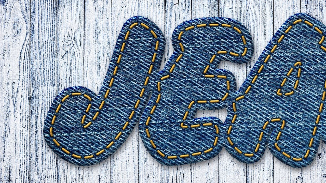text effect | denim text in photoshop cc | jeans texture by see this ...