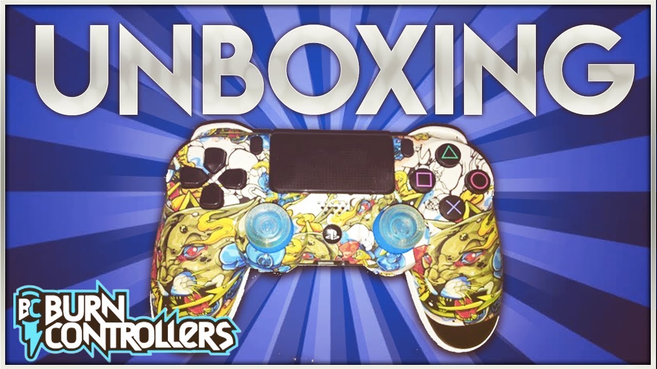 UNBOXING | Manette Burn controllers - YouTube
