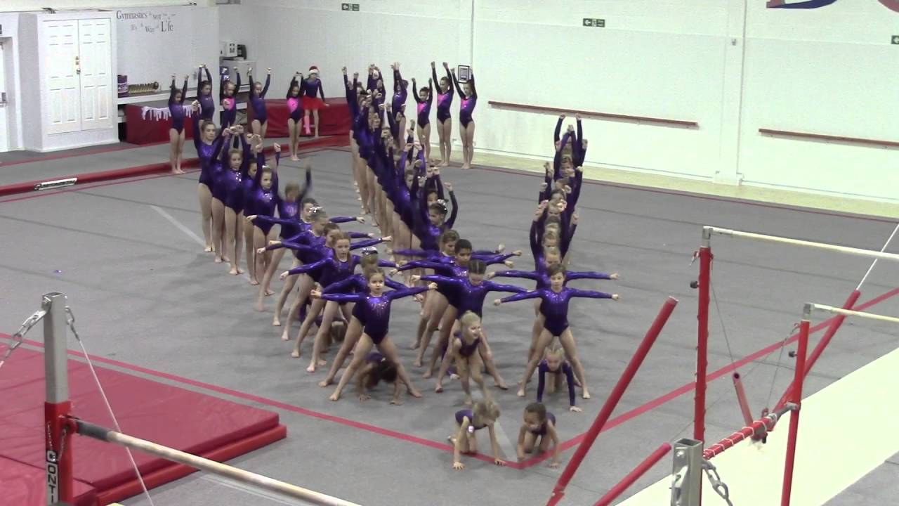 Daves Gymnastics Academy Christmas performance - YouTube