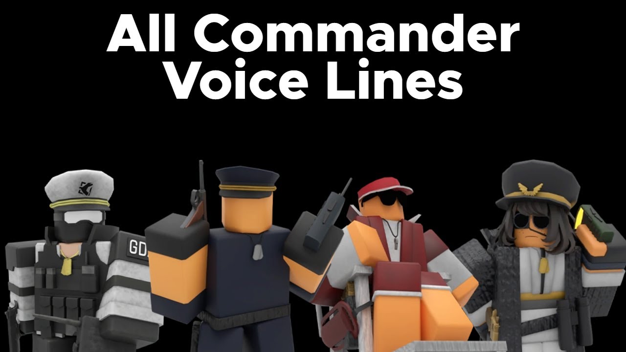 TDX All Commander Voice Lines - YouTube