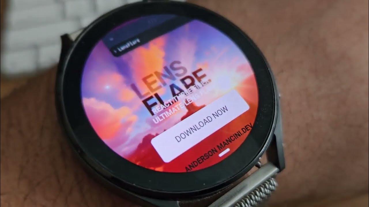 Galaxy Watch Threejs Post Processing Running Lens Flare 60fps Youtube