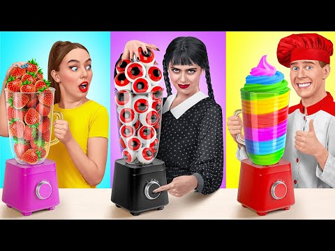 Reto De Cocina Wednesday vs Abuela | Gadgets y Trucos Secretos Fáciles de Multi DO Challenge