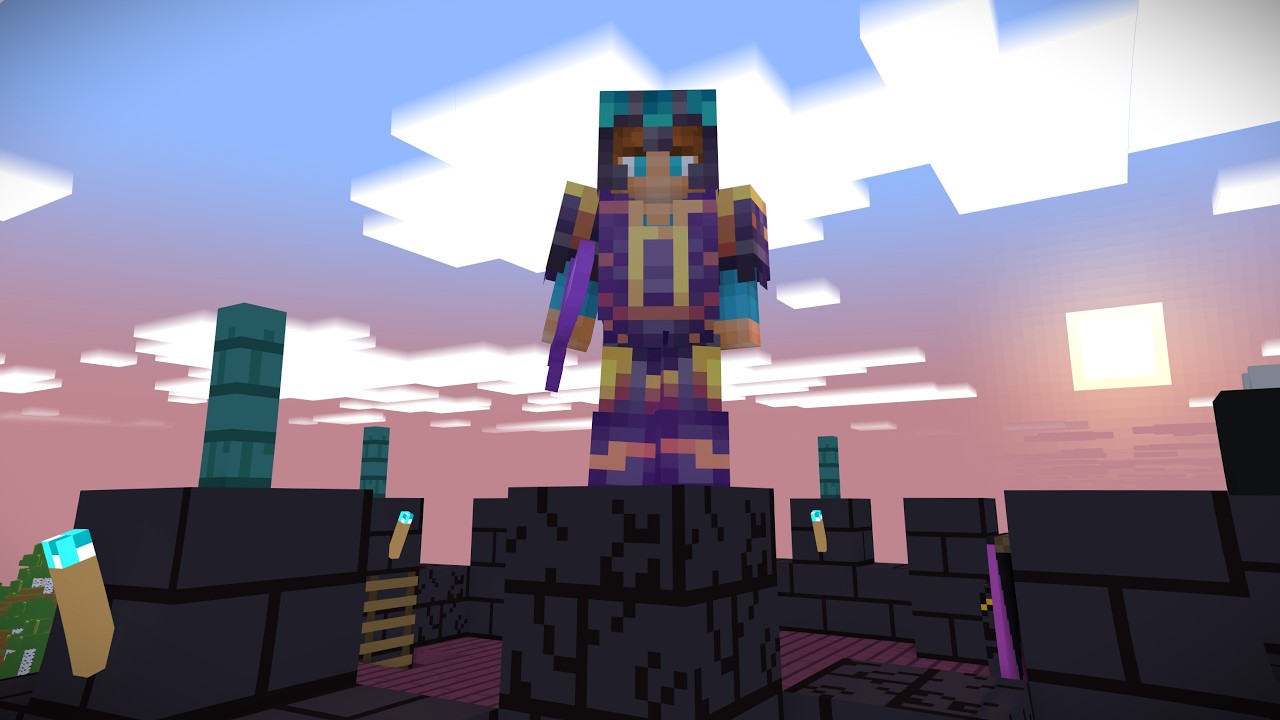 Minecraft Survival part 21 - Full Netherite Armor! - YouTube
