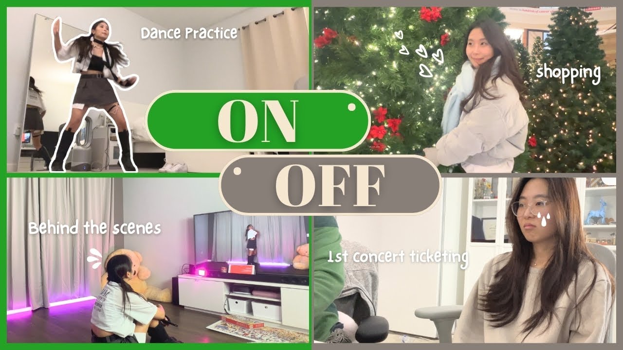ON/OFF VLOG: dance practice, behind the scenes of dance covers, concert ...