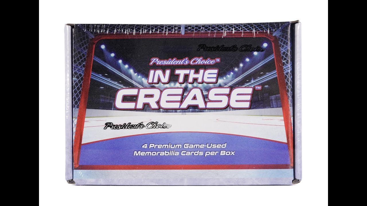 Presidents Choice In The Crease Box Opening - YouTube