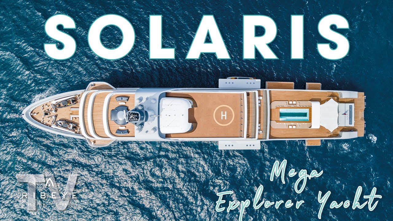 SOLARIS | World's Largest Explorer Superyacht with her Ribeye Tenders ...