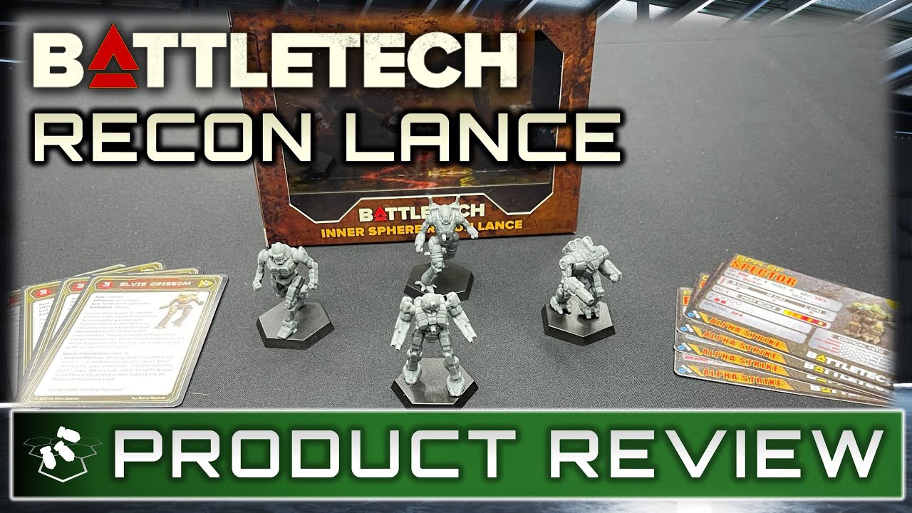 BattleTech Recon Lance Review | Mercenaries Kickstarter | Product ...