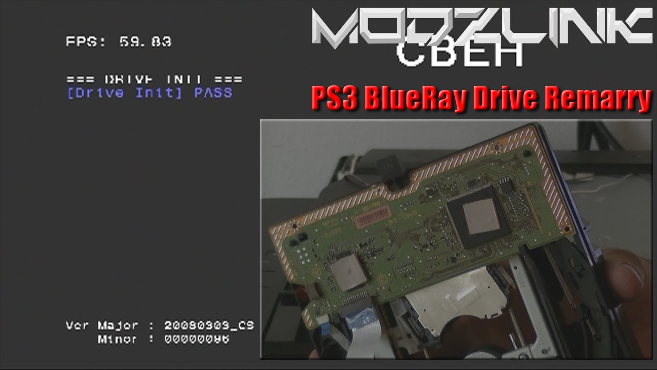 How to Re-marry Your PS3 Blueray Drive [ModzLink.com] - YouTube